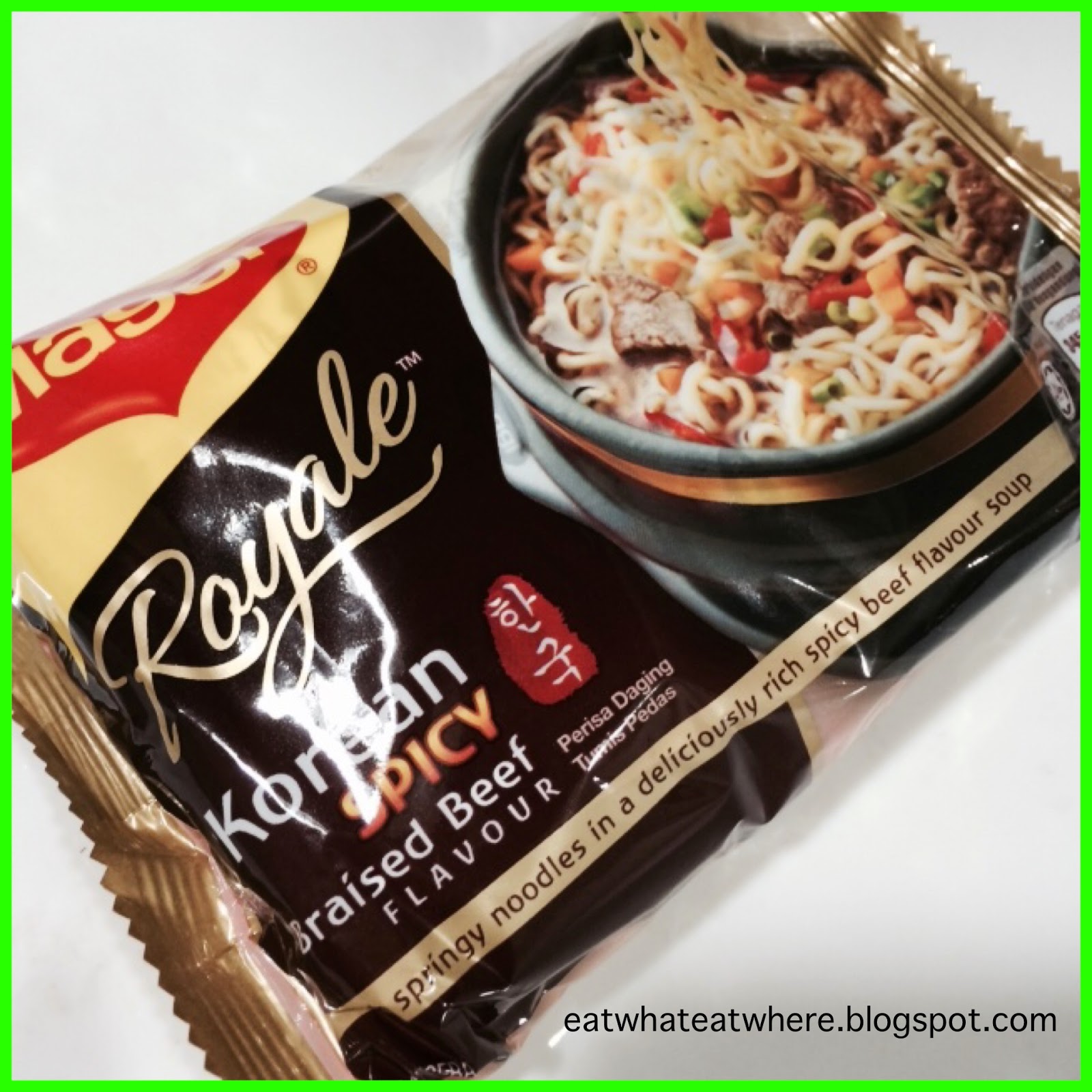 Eat what, Eat where?: #ewew tries Maggi Royale Korean Spicy Braised Beef